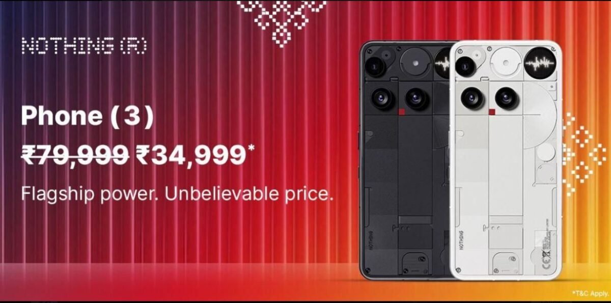 Nothing Phone 3 Price Slashed to ₹34,999 Massive Discount - IndiaWorld