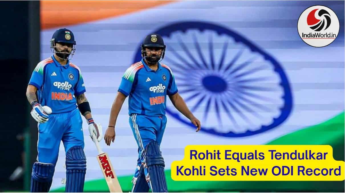 Rohit Sharma Hits 50th Century, Kohli Breaks ODI Record - IndiaWorld