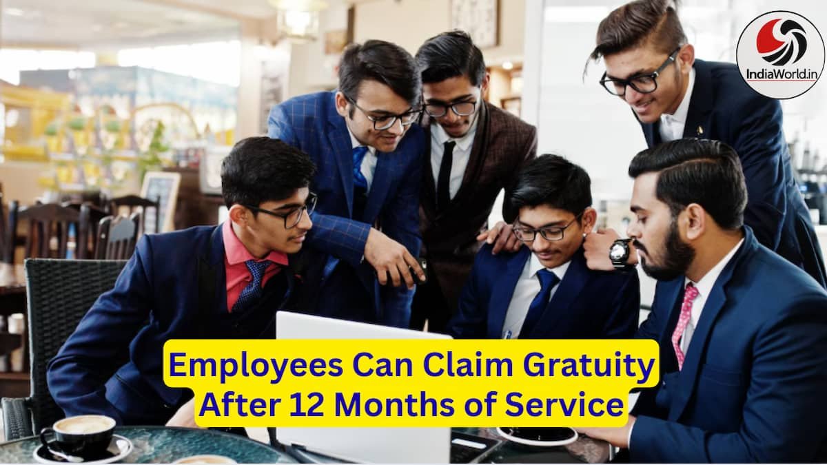 Gratuity After 1 Year: Big Win for Indian Employees - IndiaWorld